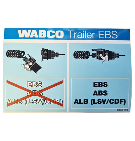 EBS-Label Trailer Wabco EBS