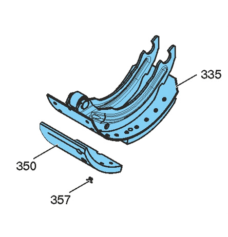 BPW Brake shoe kit BPW SN4218 BP