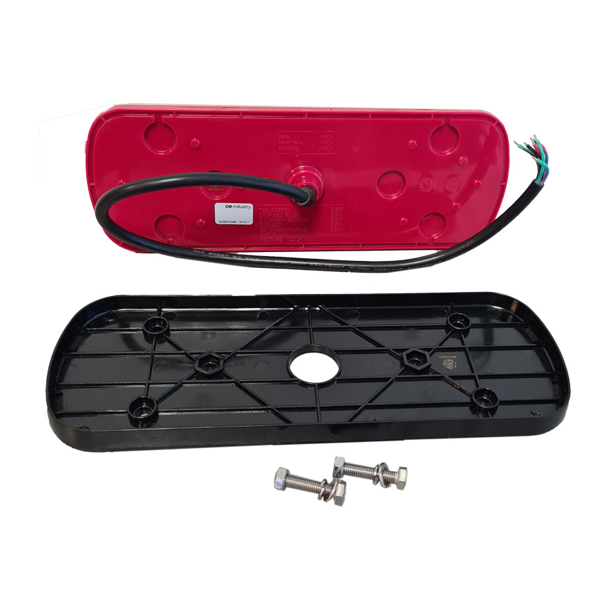 Truck tail light with progressive direction indication