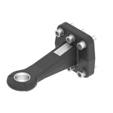 Flanged drawbar eye D-40 Typ-OC40F60 with screws