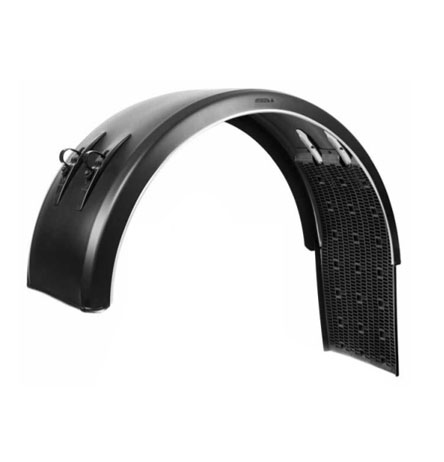 Mudguard Parloc 595x2000 R550 WL Supra with P42 brackets
