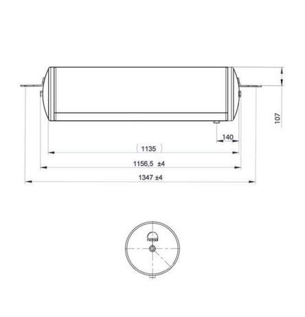 Air reservoir D-310, 80L SCHMITZ