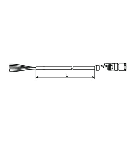 Connecting Cable TEBS-E 12 m, open end